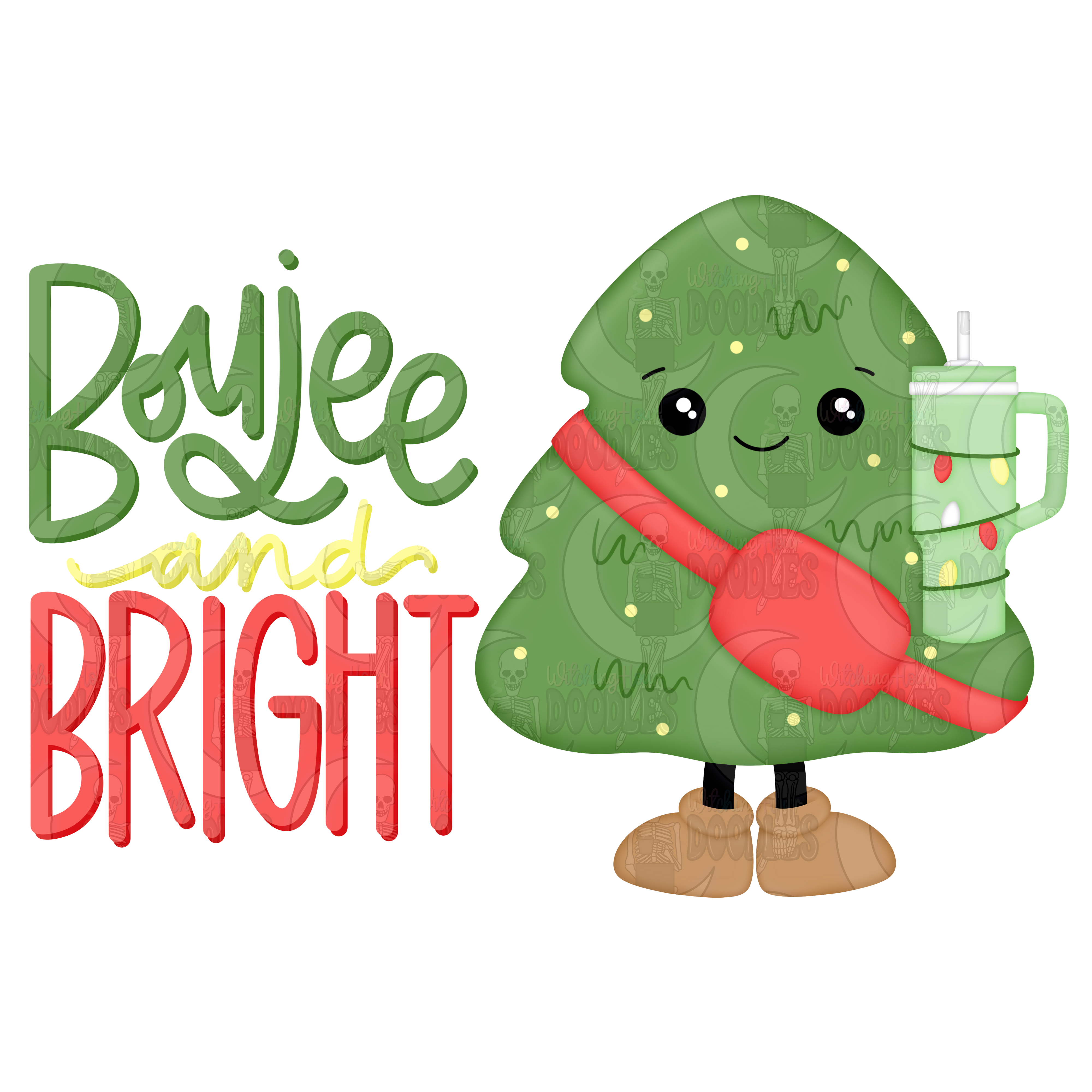 Boujee & Bright Tree (PNG) – Witching Hour Doodles